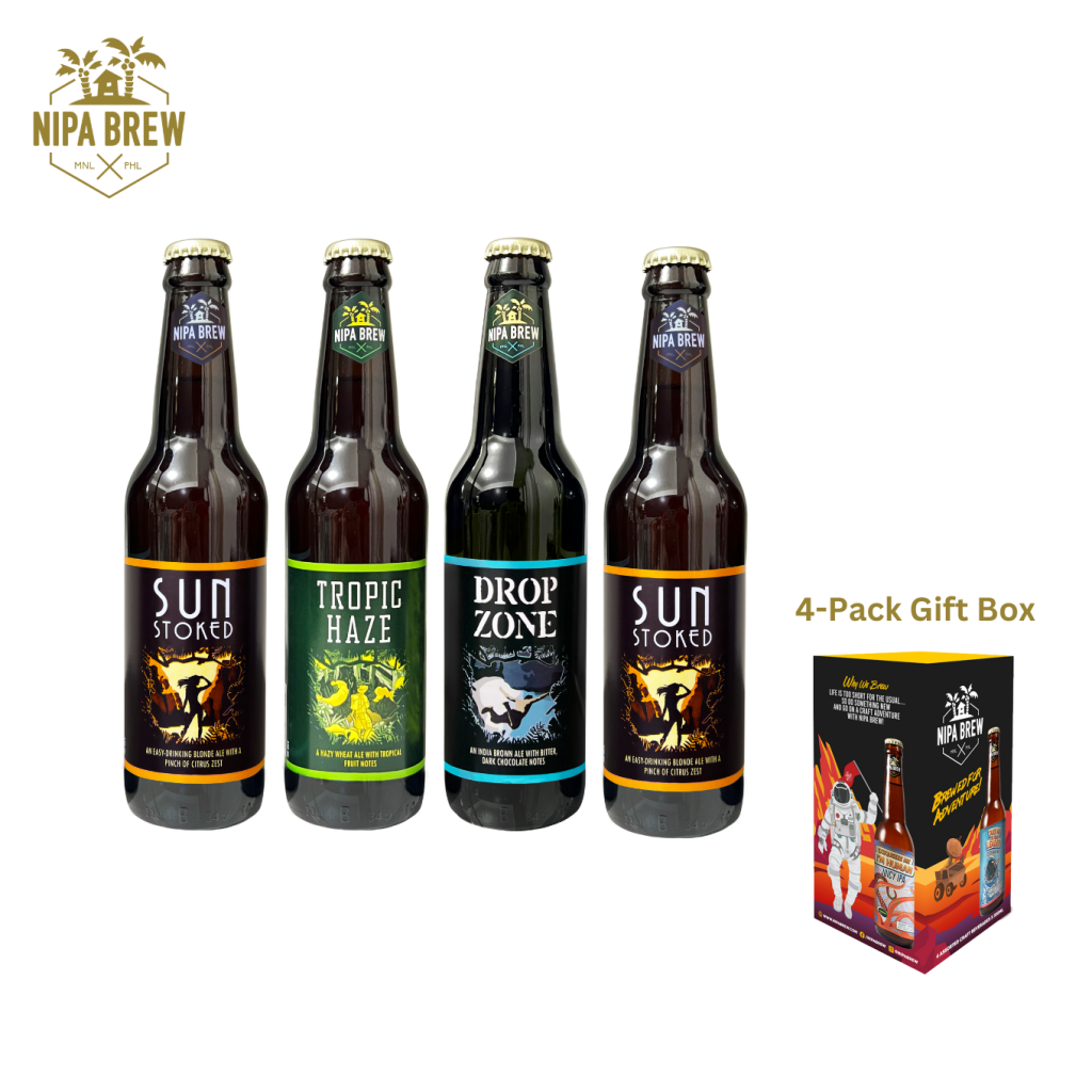 Nipa Brew Craft Beer Assorted Core Beer 4-Pack Gift Box – Nipa Brew ...