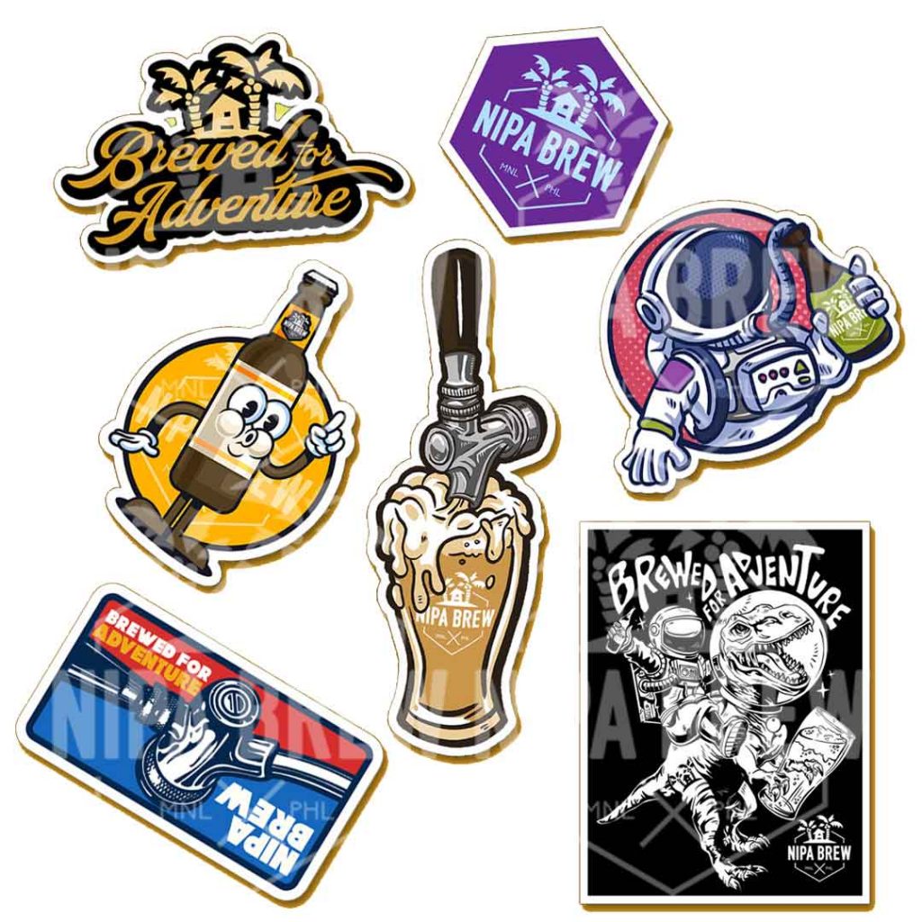 Nipa Brew Sticker Pack (7 Designs) – Nipa Brew Craft Beers